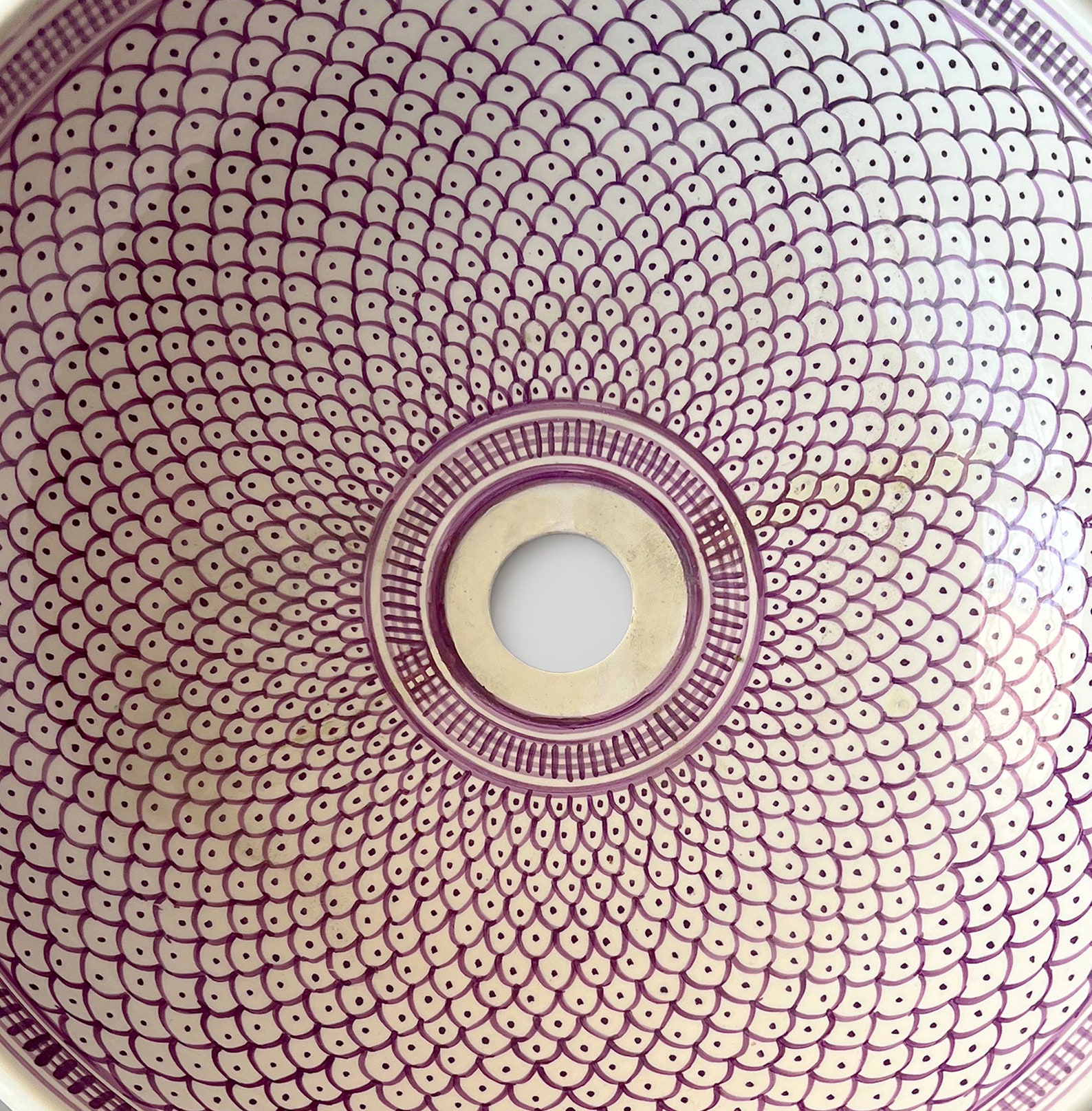 Purple Sink, Modern Bathroom Vessel Sink Above Countertop Basin ...