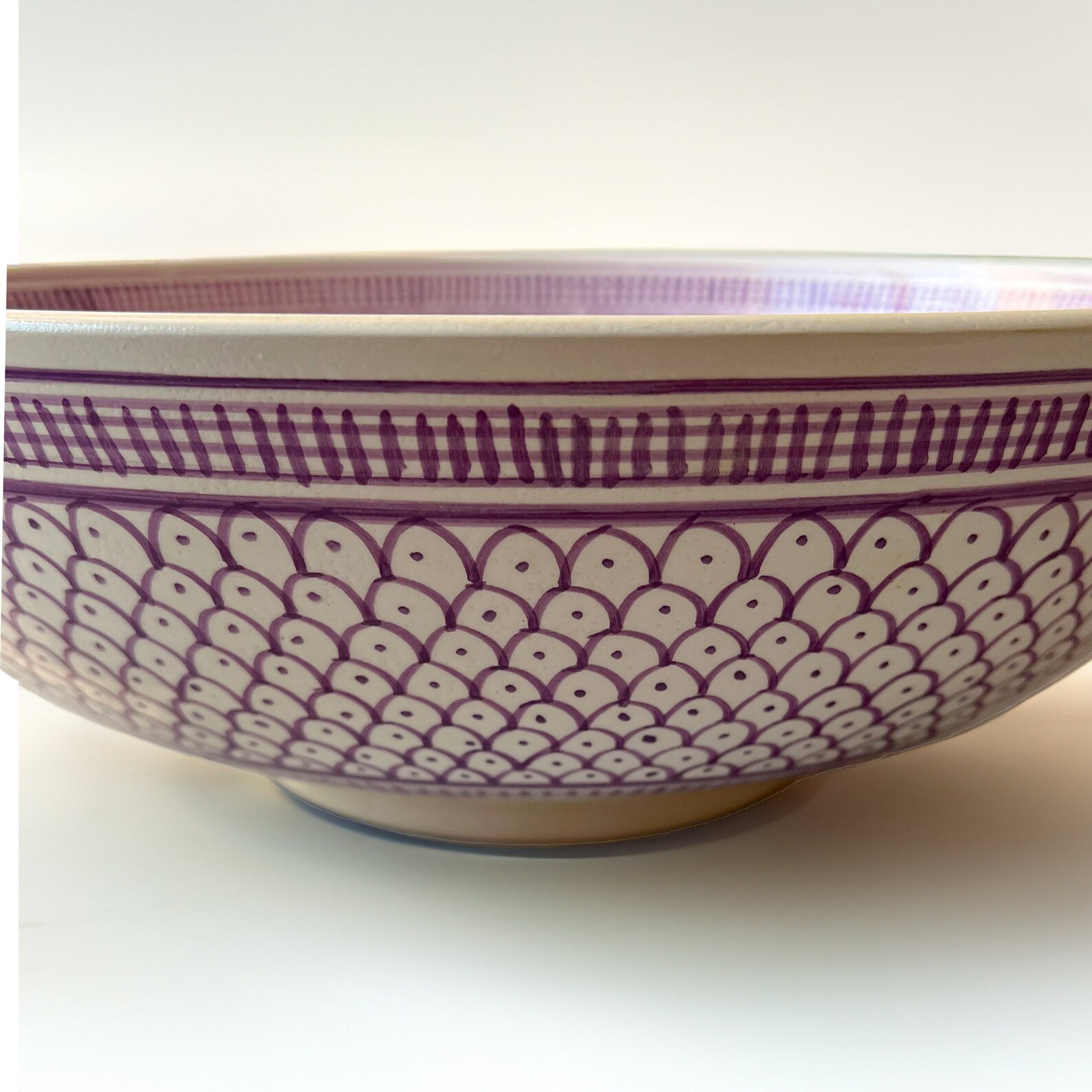 Purple Sink, Modern Bathroom Vessel Sink Above Countertop Basin ...