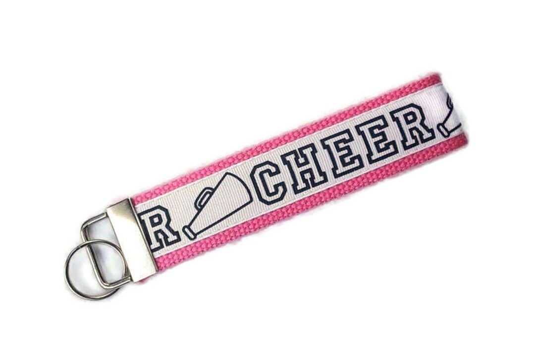 Cheer Key Fob Wristlet Keychain for Cheerleader - Etsy