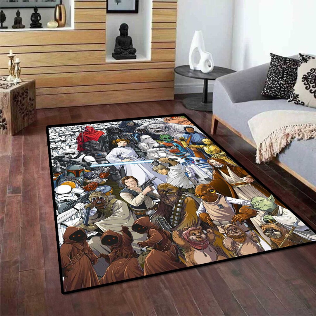 Star Wars Rug, Movie Rug, Space Rug, Stormtrooper Rug, Home Decoration ...