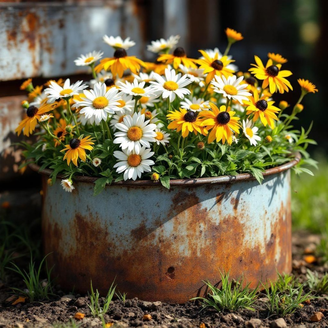 1000+ Wild Flower Seeds, Daisy and Black Eyed Susan Mix, Perennial ...