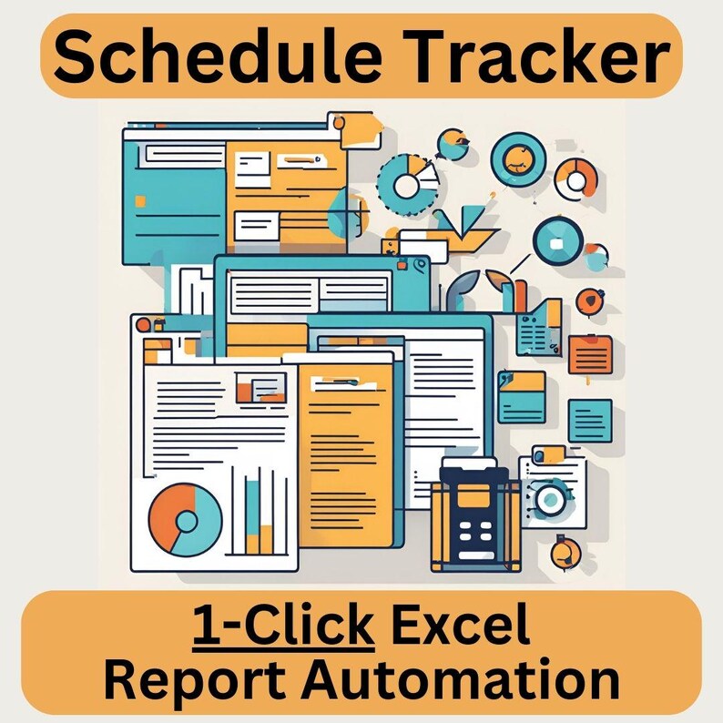 1-click Series Excel Automation Reports: Schedules, Projects & Expense ...