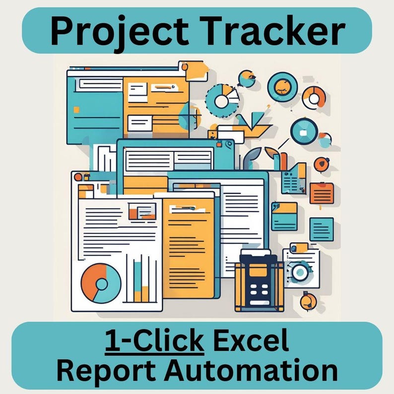 1-click Series Excel Automation Reports: Schedules, Projects & Expense ...