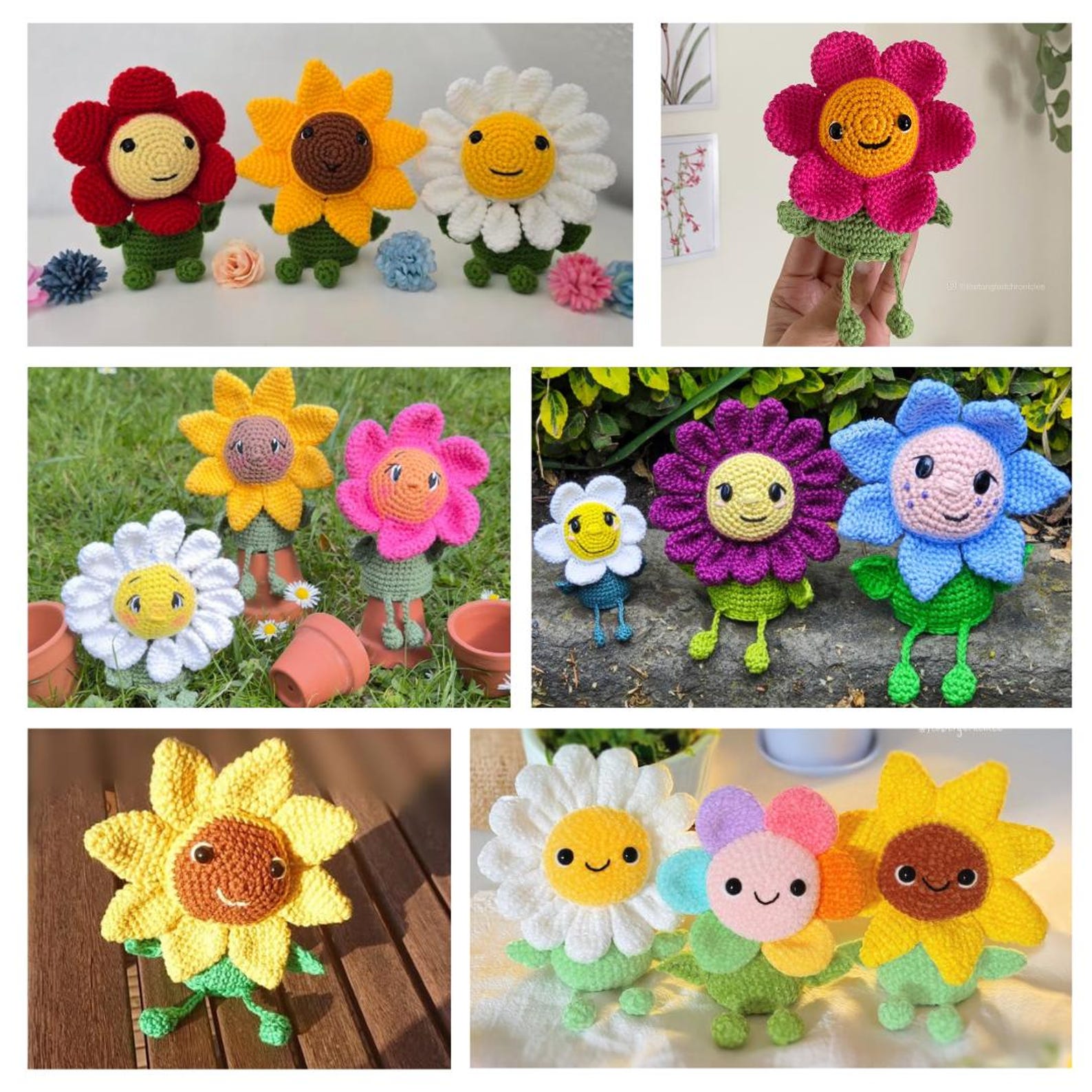Flower Rae Crochet Pattern, PDF Download, German and English - Etsy