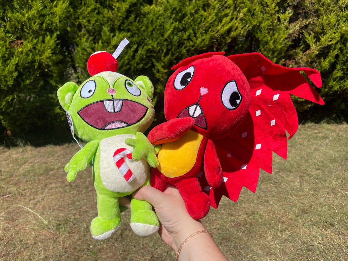 Happy Tree Friends Plush Set HTF Plush Flaky & Nutty Plush Toys HTF ...