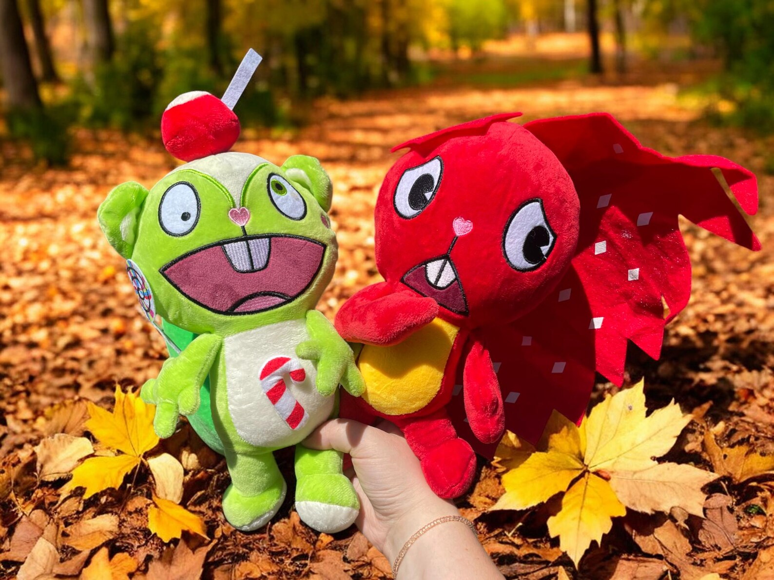 Happy Tree Friends Plush Set - HTF Plush - Flaky & Nutty Plush Toys ...