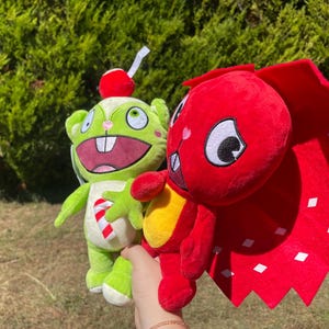Happy Tree Friends Plush Set HTF Plush Flaky & Nutty Plush Toys HTF ...