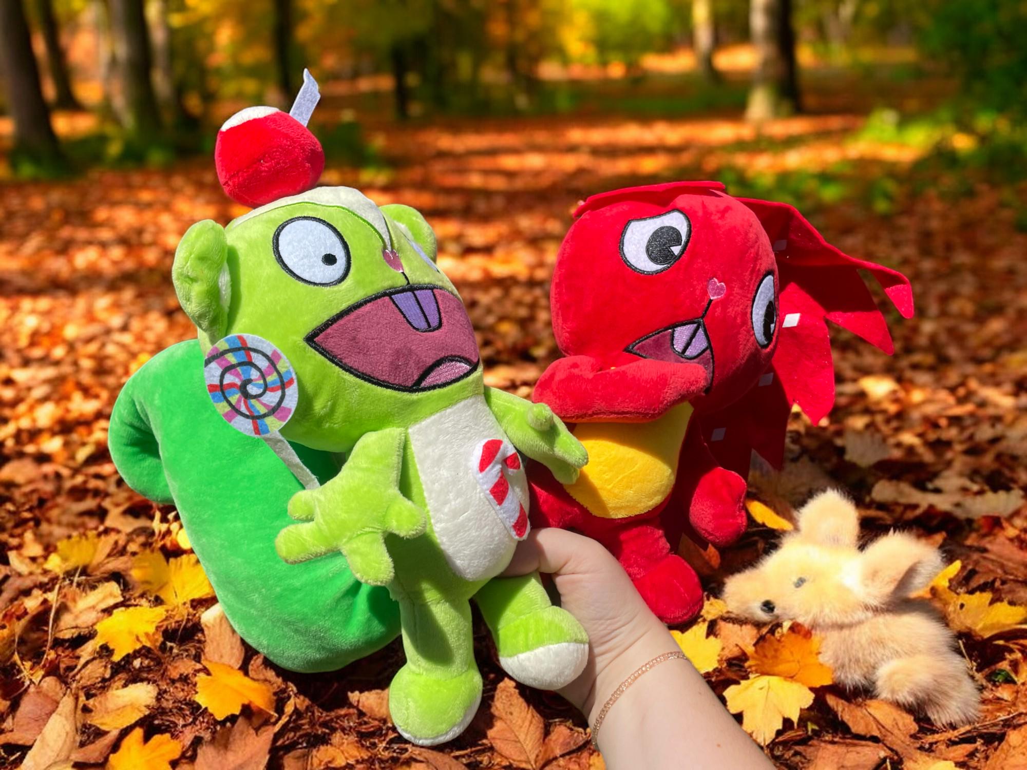 Happy Tree Friends Plush Set - HTF Plush - Flaky & Nutty Plush Toys ...