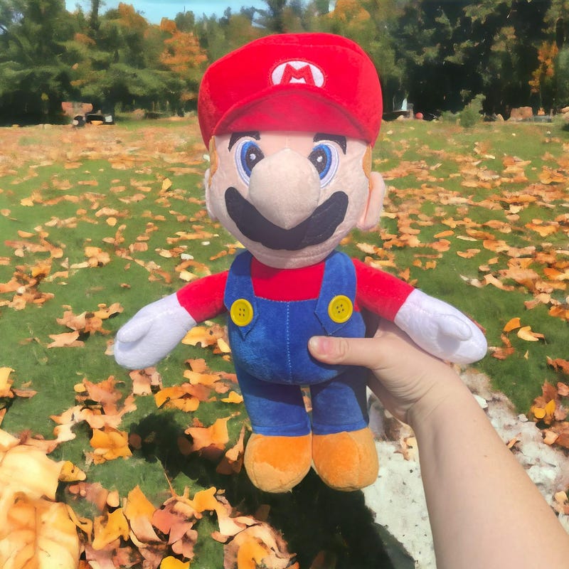 Large Mario Plush - Etsy