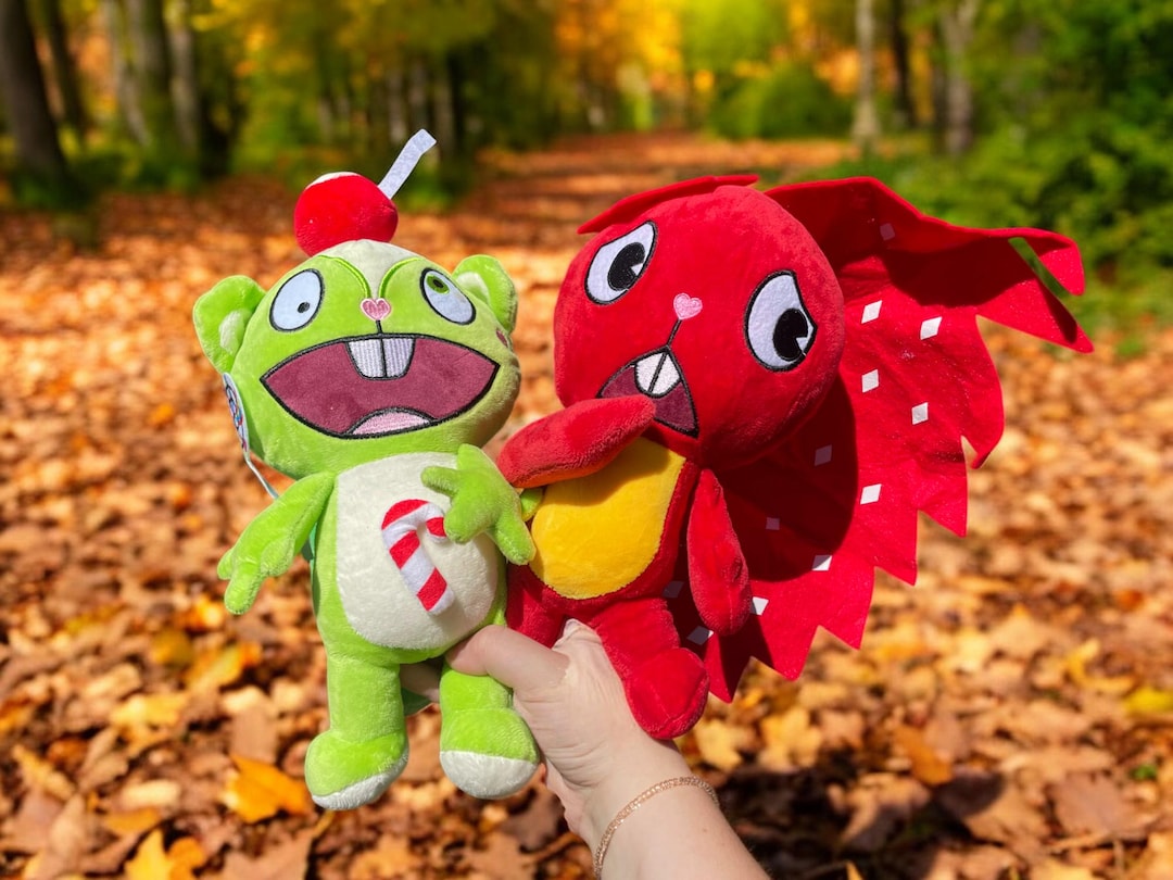 Happy Tree Friends Plush Set - HTF Plush - Flaky & Nutty Plush Toys ...