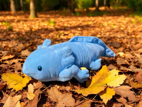 Giant axolotl plush store