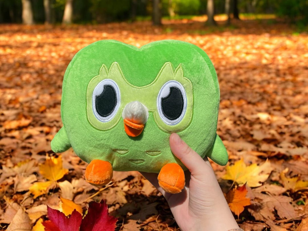 Duolingo Plush | Cute Duolingo Plush Toy | Soft Green Owl 20x30cm | Owl ...
