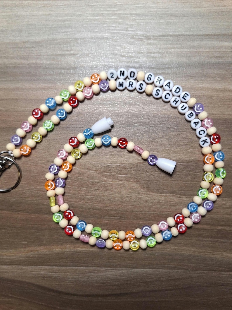 Rainbow Pride Teacher Lanyard Teacher Appreciation Gift Personalized ...
