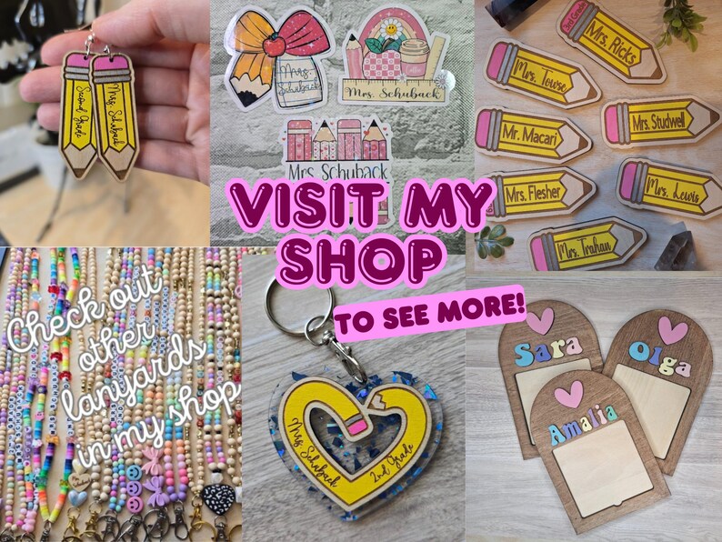 Rainbow Pride Teacher Lanyard Teacher Appreciation Gift Personalized ...