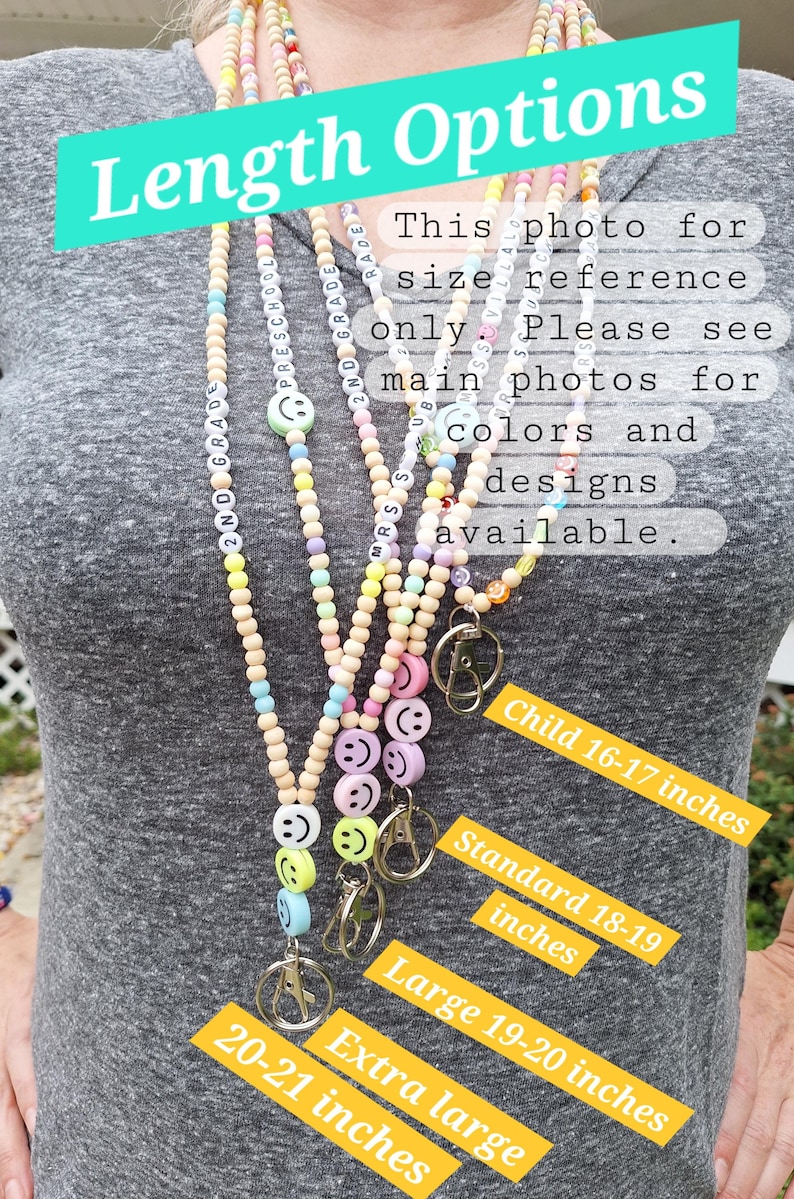 Pink Purple Easter Teacher Lanyard, Gnome Bunny Beaded Work Lanyard ...