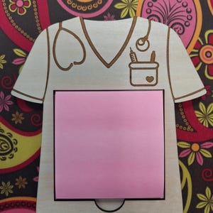 Nurse Sticky Note Holder Paper Desk Note Holder for Nurse Personalized ...