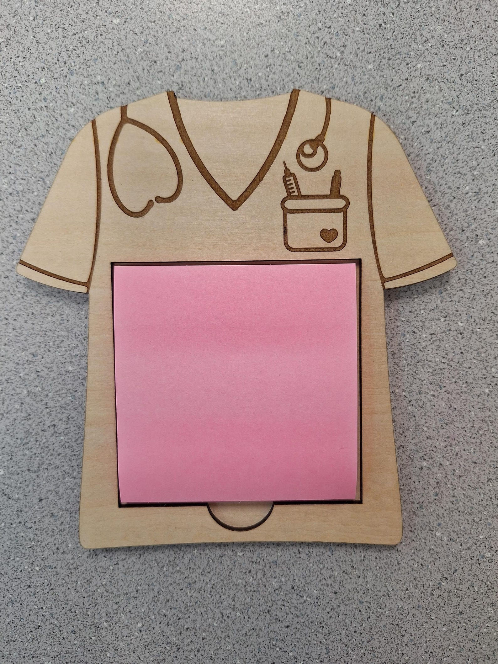 Nurse Sticky Note Holder Paper Desk Note Holder for Nurse Personalized ...