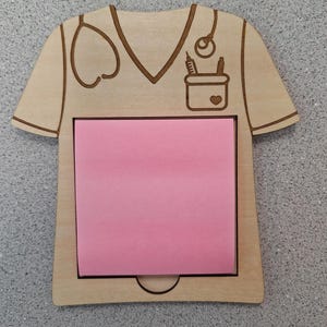 Nurse Sticky Note Holder Paper Desk Note Holder for Nurse Personalized ...