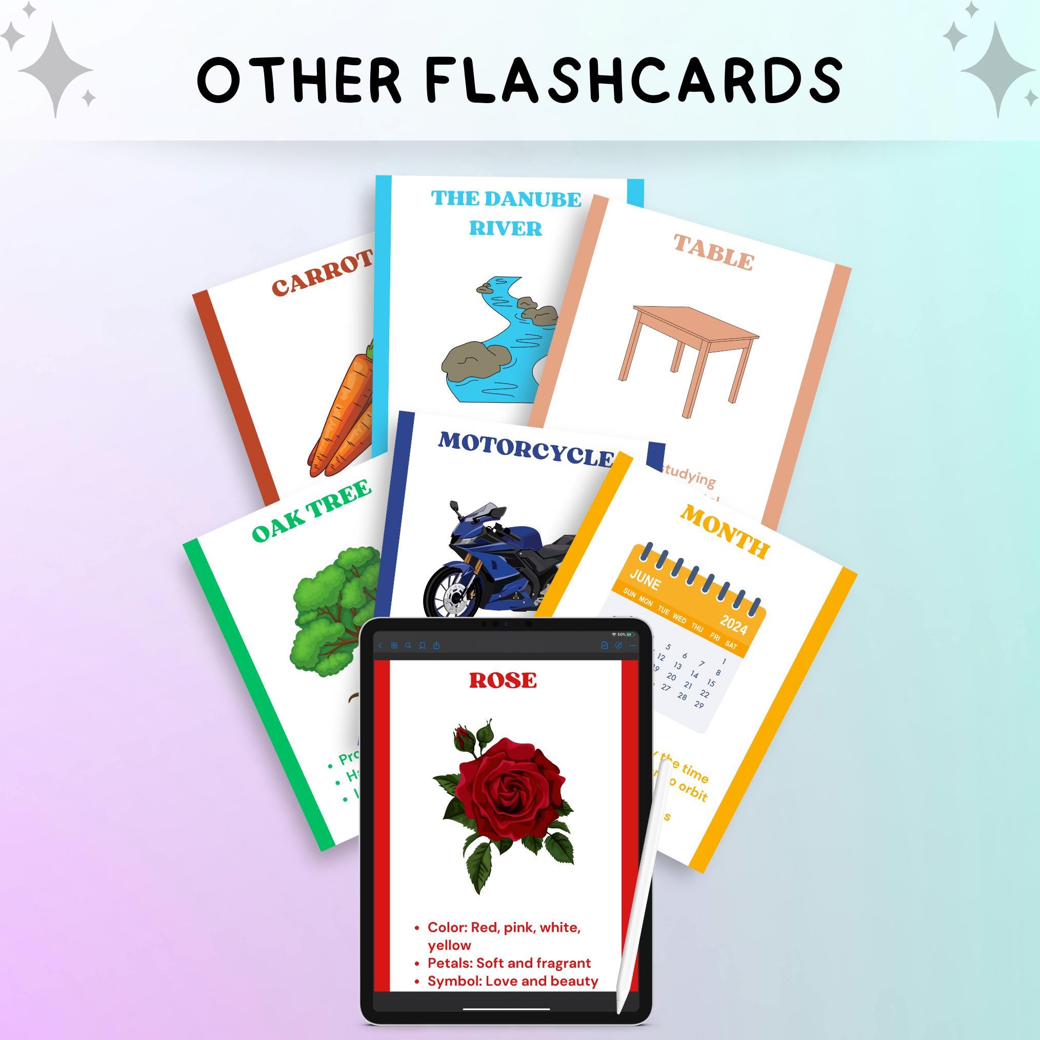 400 Preschool Flashcards, Montessori Flashcard Bundle, Printable ...