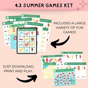 250+ Summer Games Bundle, Summer Activities, Summer Party Games, Kids ...