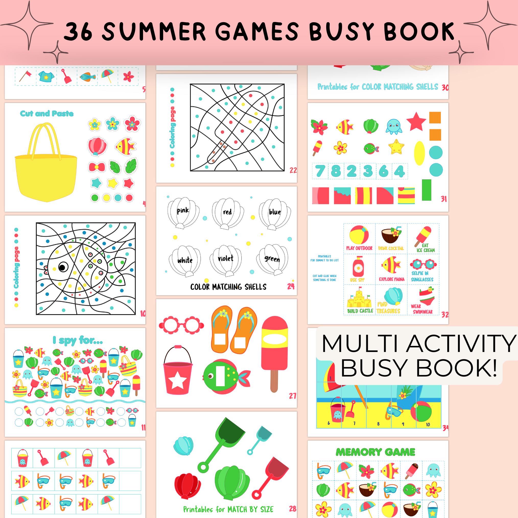 250+ Summer Games Bundle, Summer Activities, Summer Party Games, Kids ...