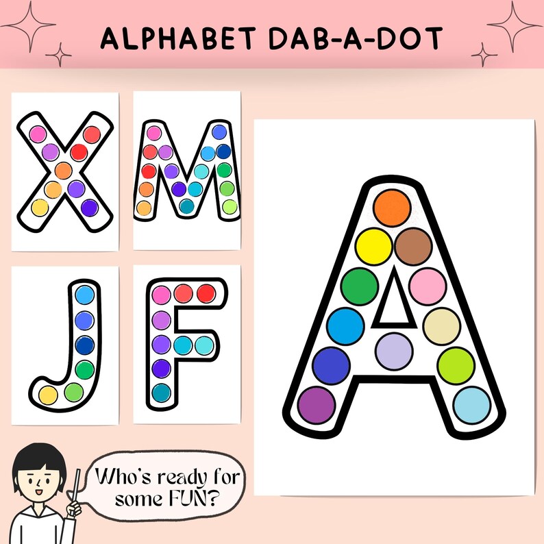 Alphabet Worksheets Printable Tracing Coloring Homeschool Teacher Kids ...