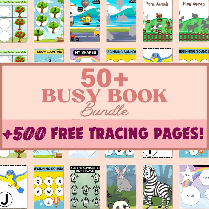Busy Books Patterns for Kids - Etsy UK