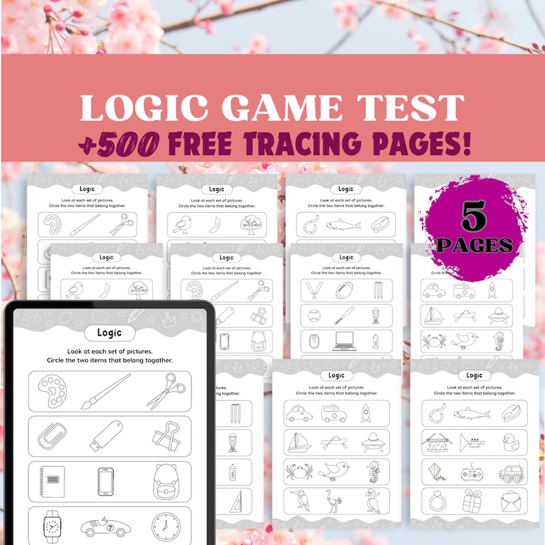 5 Logical Thinking Games for Kids, Brain Teasers, Printable Worksheets ...