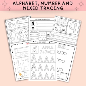 60 000+ Preschool Pre-k + Kindergarten Learning Bundle, Activity ...