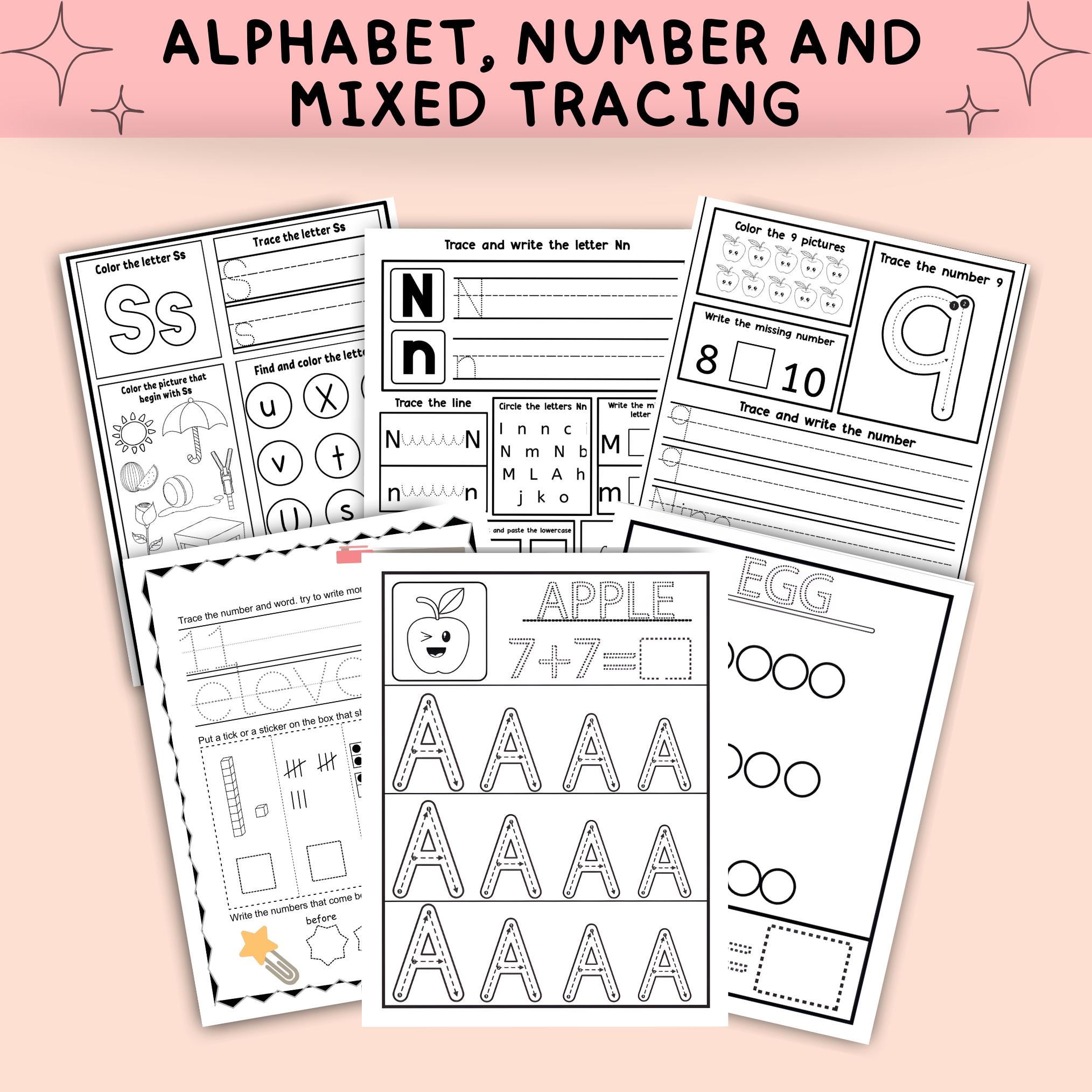 60 000+ Preschool Pre-k + Kindergarten Learning Bundle, Activity ...