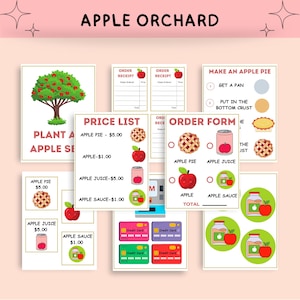 Preschool Pretend Play Bundle Learning Printable Activity Worksheets ...