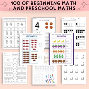 60 000+ Preschool Pre-k + Kindergarten Learning Bundle, Activity ...