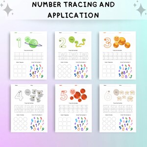 100 Preschool Math Worksheets, Beginning Math, Counting, Learning to ...