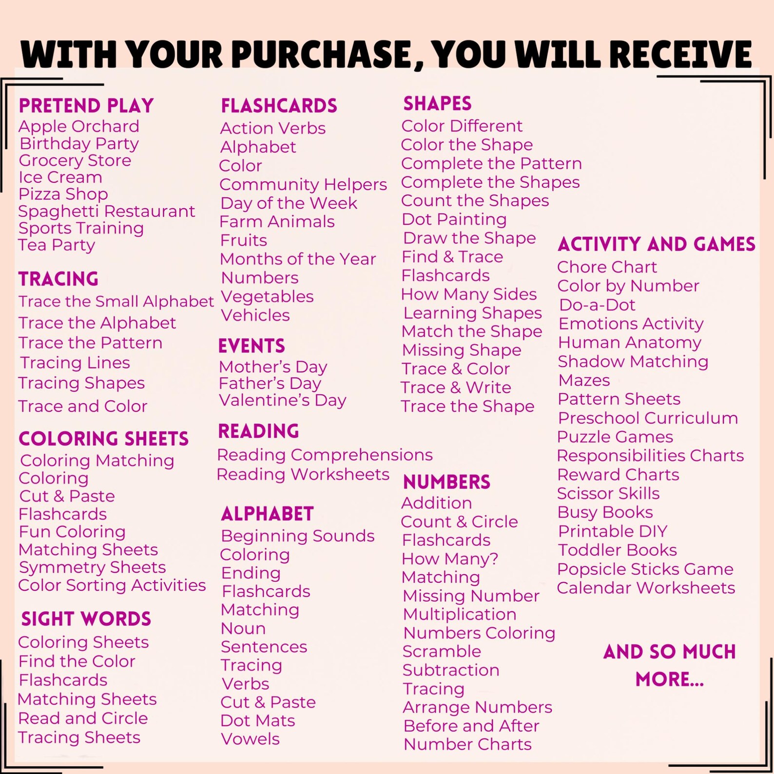 11000+ Preschool Kindergarten Printable Activity Worksheets, Alphabet ...