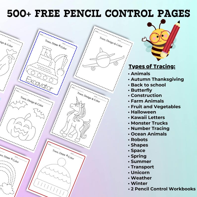 11000 Preschool Kindergarten Printable Activity Worksheets, Alphabet ...