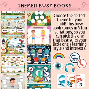 650 Toddler Learning Binder, Printable Toddler Busy Binder, Learning ...