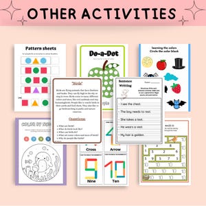 4000+ Preschool Pre-k + Kindergarten Learning Bundle, Activity ...