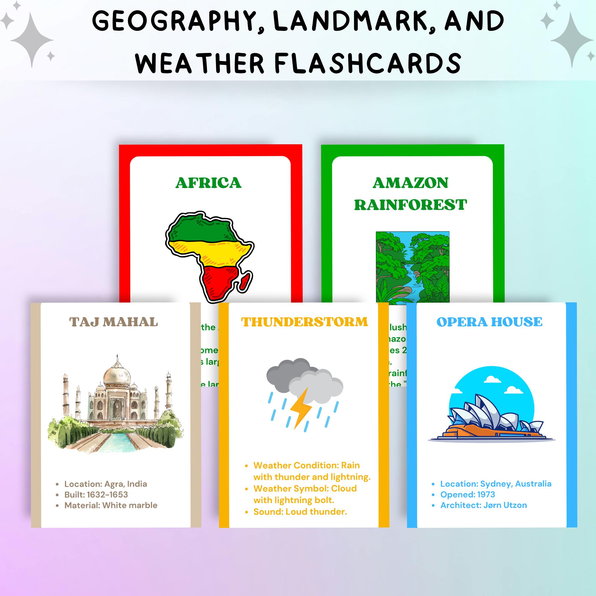 400 Preschool Flashcards, Montessori Flashcard Bundle, Printable ...