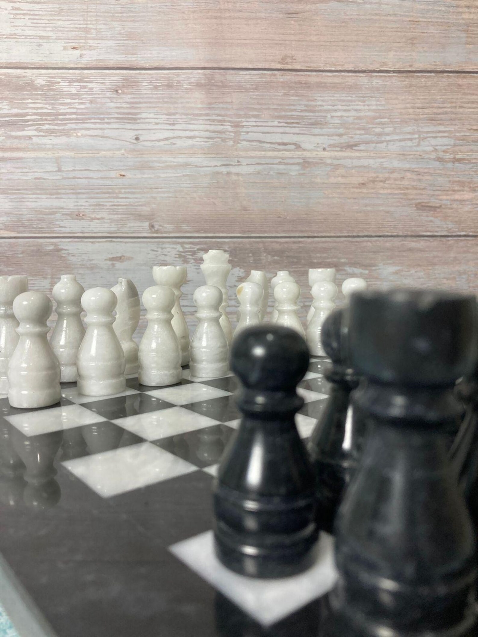 Marble Chess Set | Handmade Large Chess Set | Unique Marble Chess Board ...