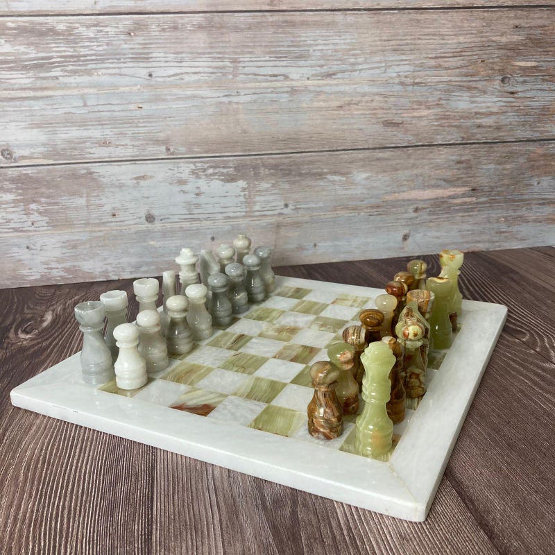 Stone Chess Set - Etsy