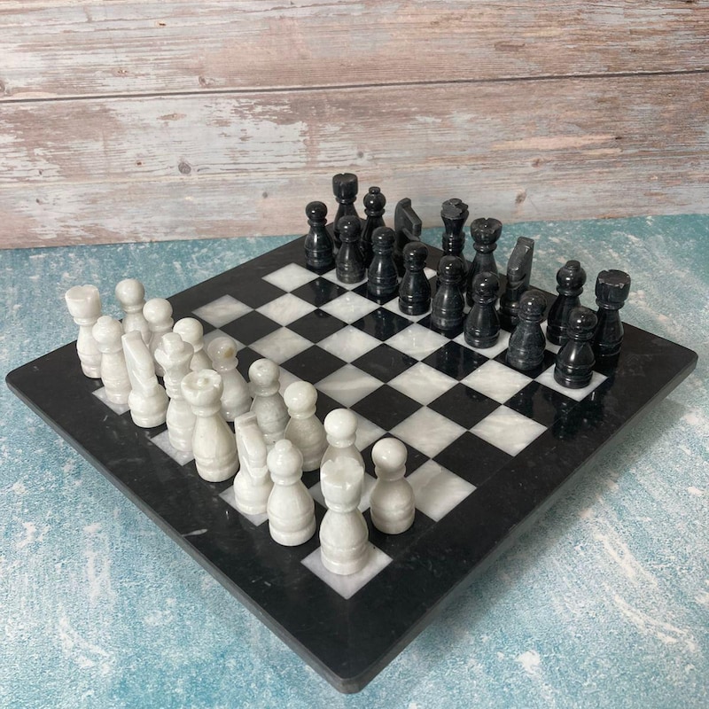 Marble Chess Set - Etsy