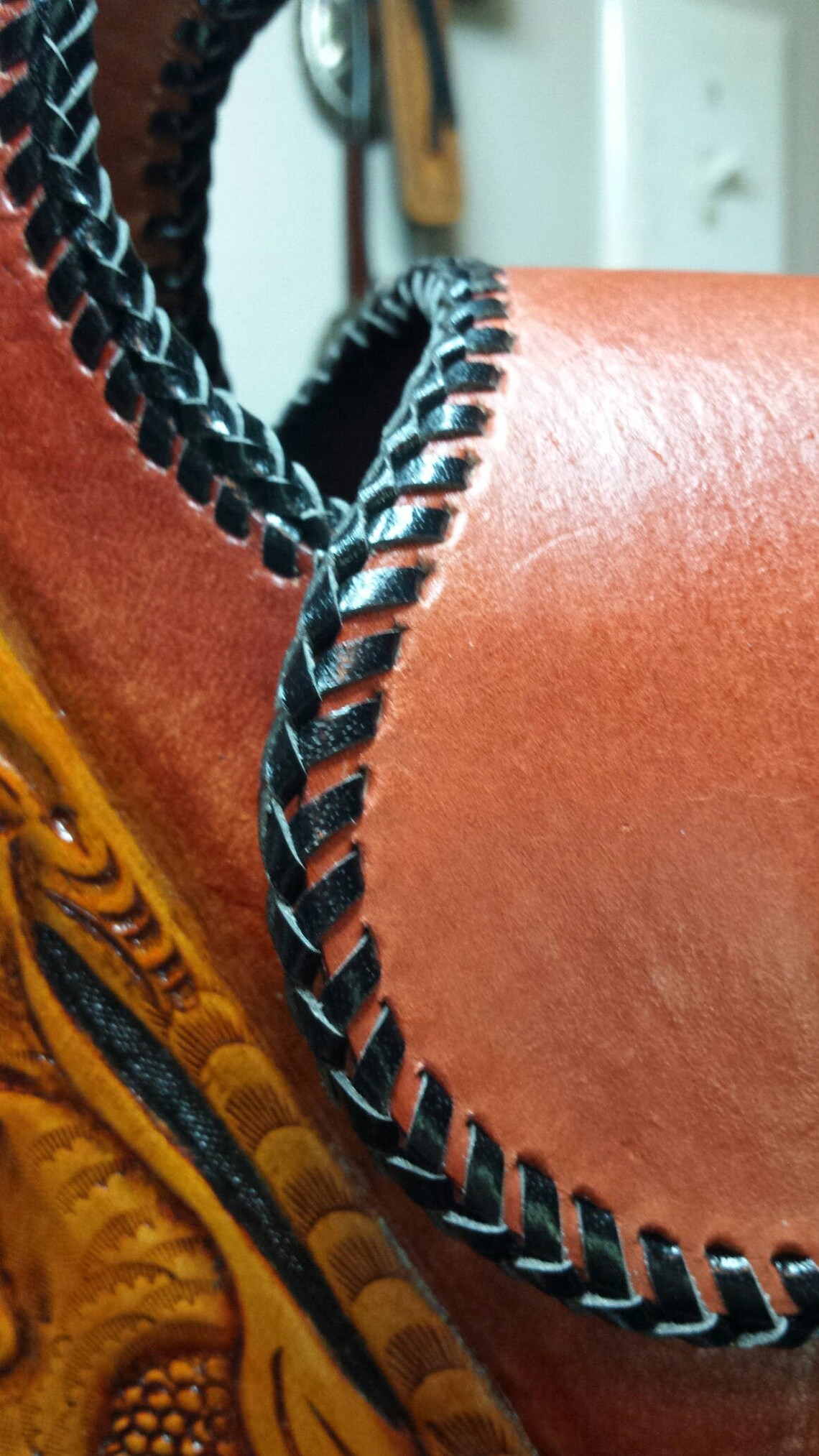 Exquisite Handmade Hand Tooled and Hand Laced Market Tote - Etsy