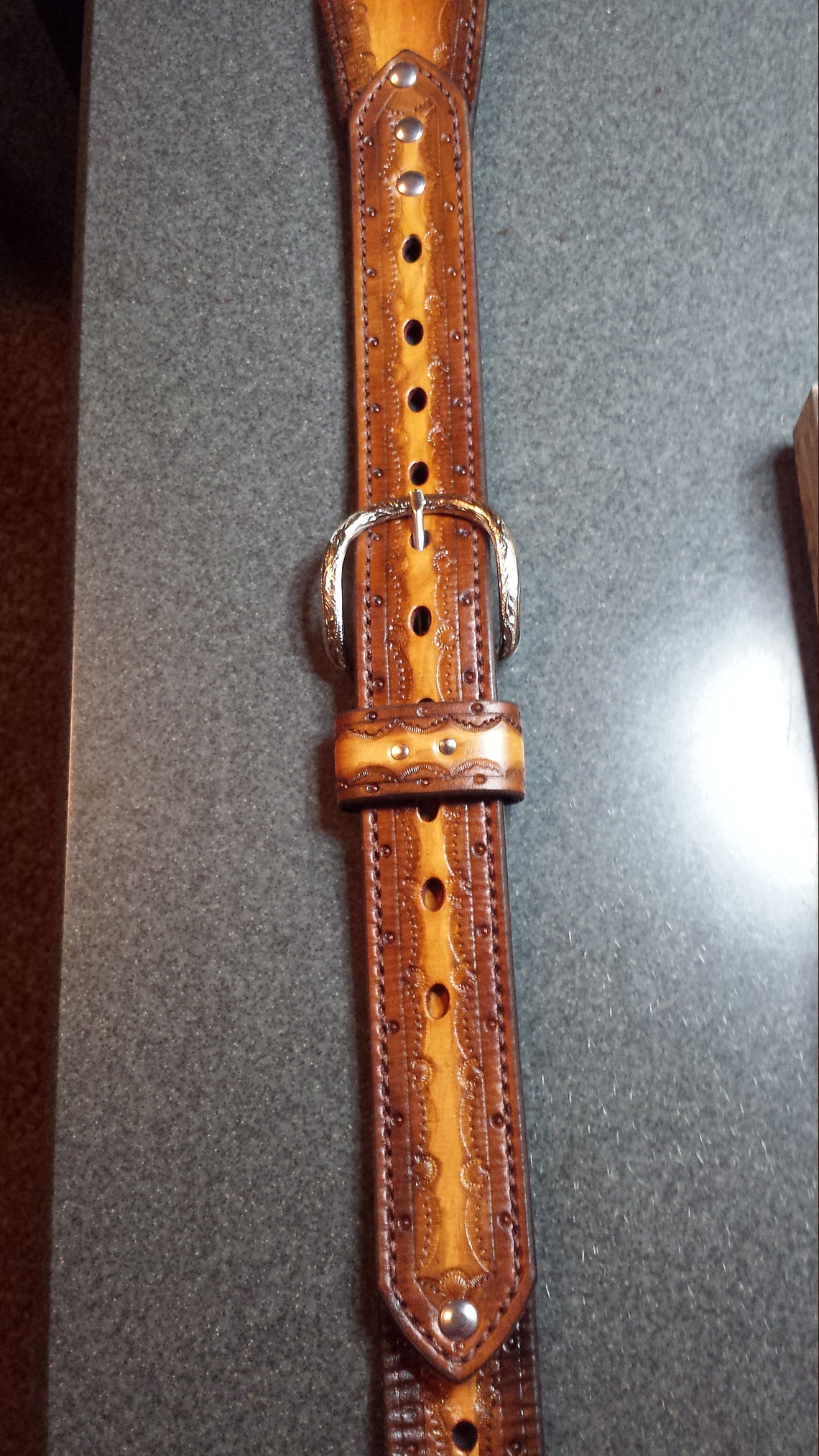 Guitar Strap Austin Braid Handmade Genuine Country Leather | Etsy