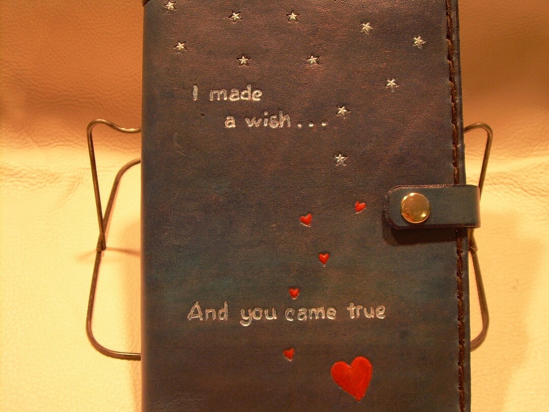I Made A Wish Genuine Leather Journal - Etsy