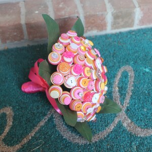 70 Stem Button Bouquet - Etsy