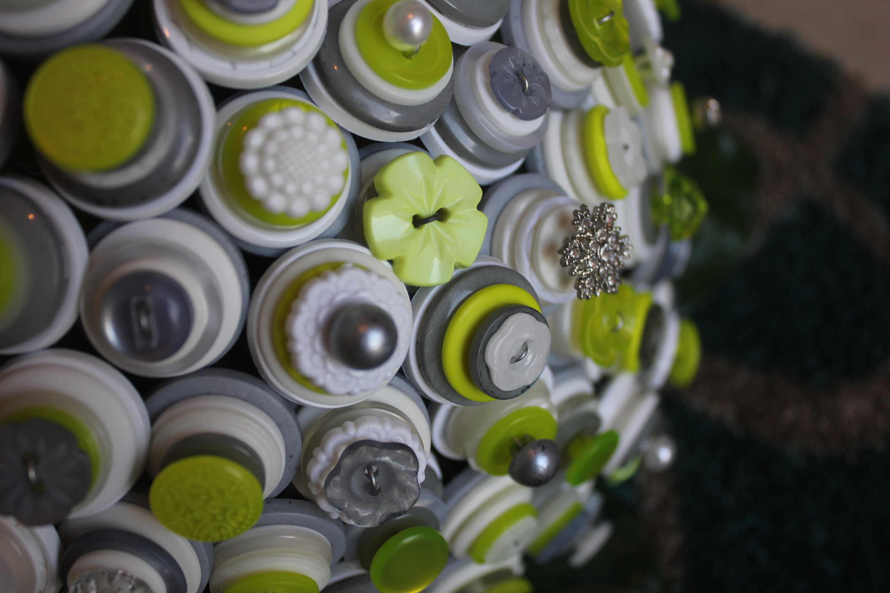 70 Stem Button Bouquet - Etsy
