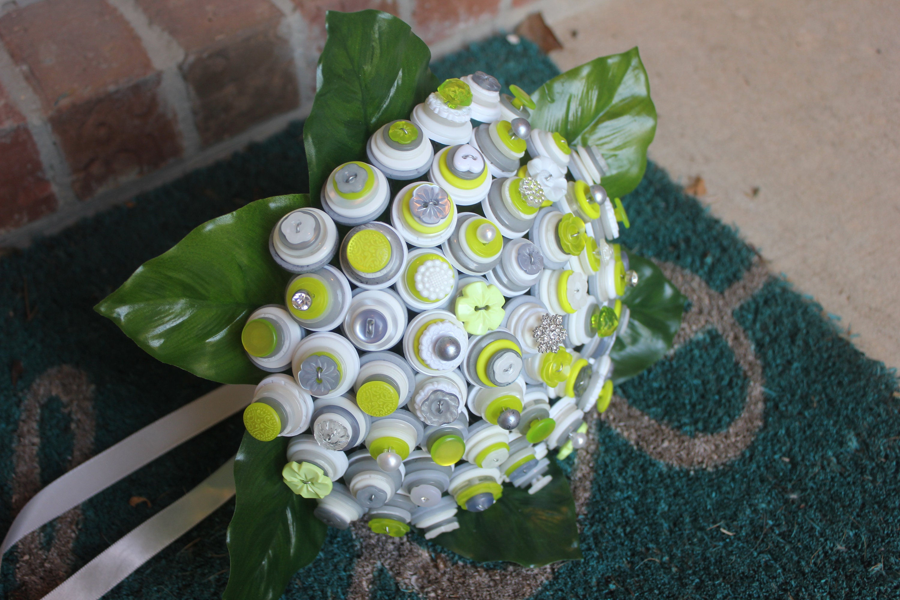 70 Stem Button Bouquet - Etsy