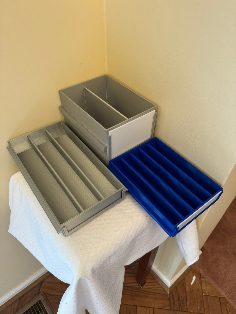 Multipurpose Stackable 3D Printed Storage Bins With Dividers and ...