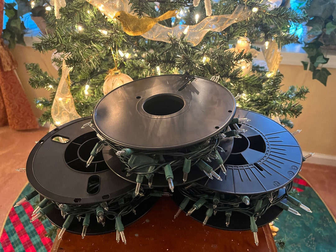 Christmas Light Spools Recycled From 3D Printer Filament Holders (does ...