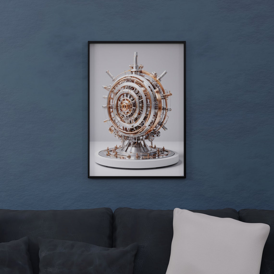 Machinarium 7: Imaginific Machine Digital Art Print Retro Sci-fi ...